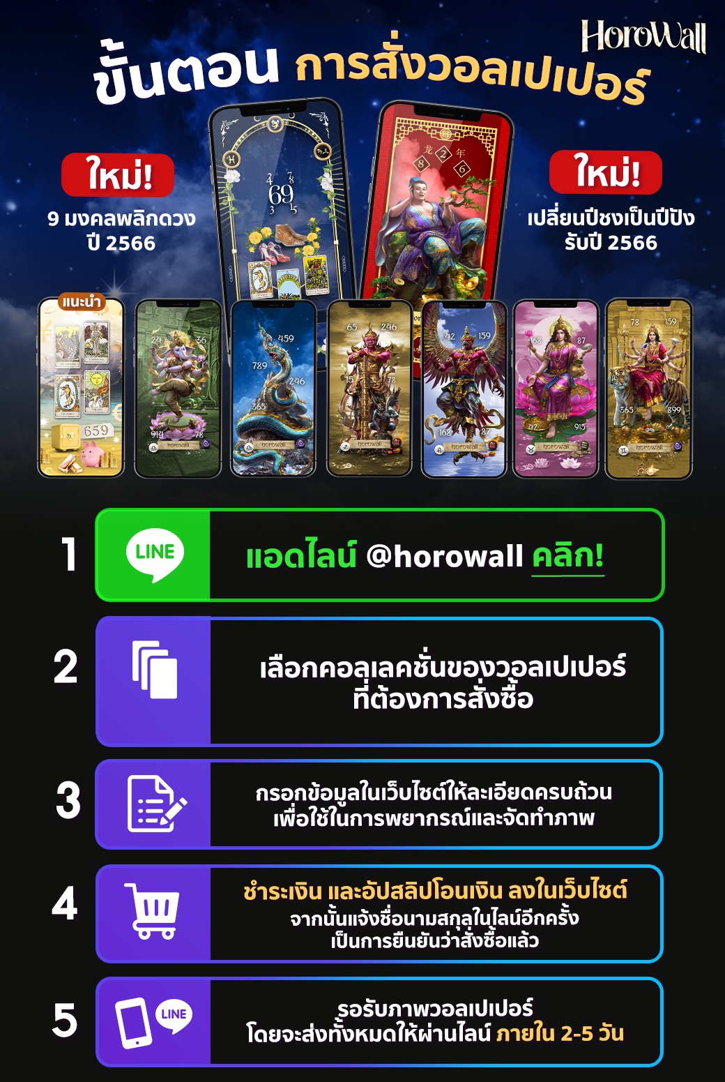 HoroWall | วอลเปเปอร์เปลี่ยนดวง
