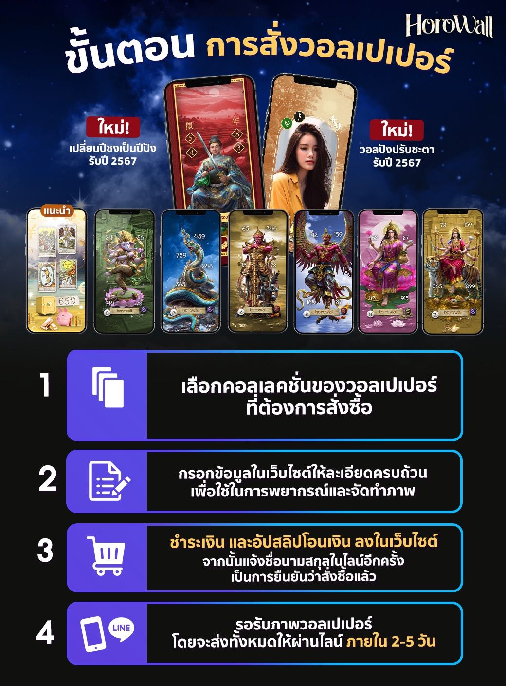 HoroWall | วอลเปเปอร์เปลี่ยนดวง